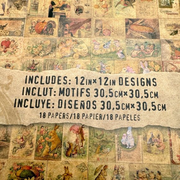 Tim Holtz | Office | Tim Holtz Ideaology Seasonal Kraft Resist Paper ...